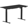 SHW 55 Inch Large Electric Height Adjustable Computer Standing Desk ...