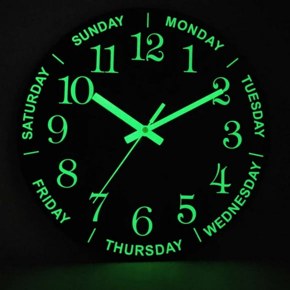 Glow The Dark Wall Clock