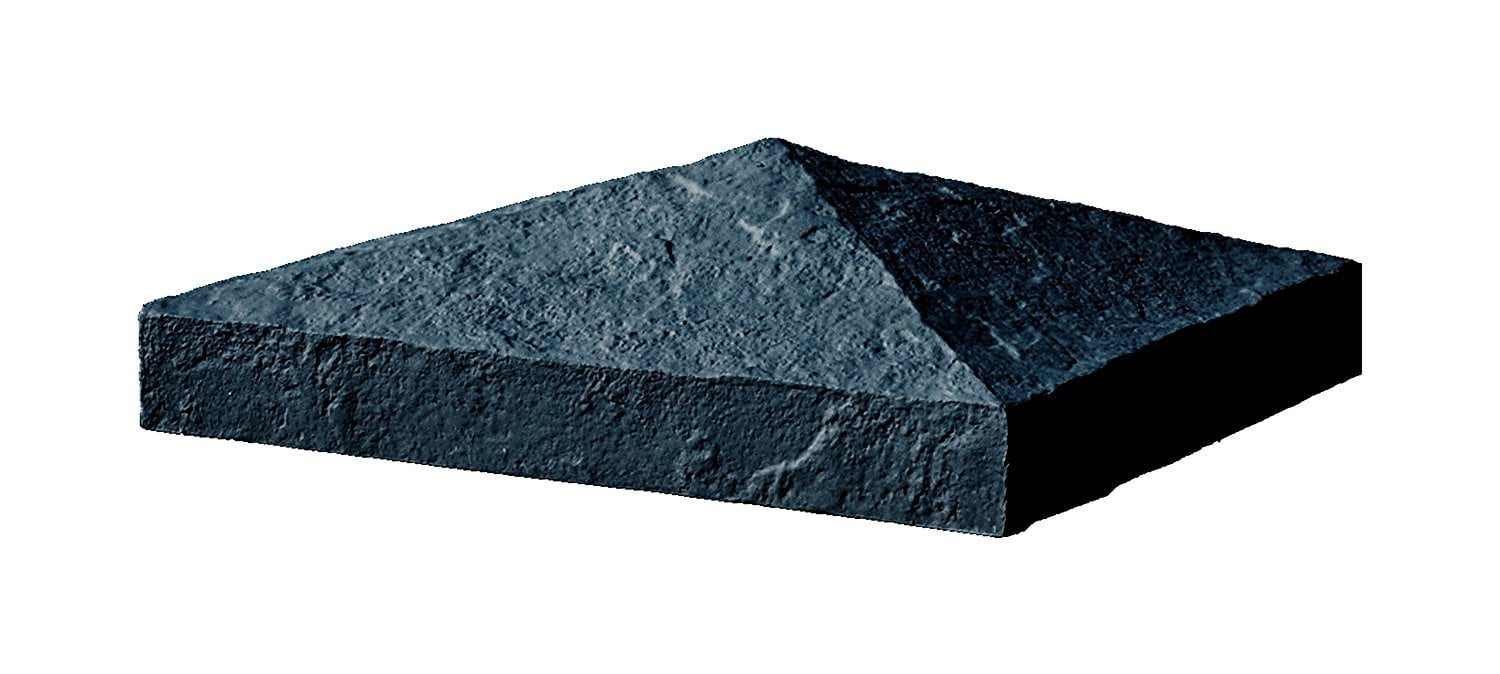 NextStone™ Faux Polyurethane Stone Post Cover Cap - Onyx - Walmart.com