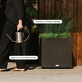 Veradek Block Series Cube Plastic Planter - Large Square Planter for ...