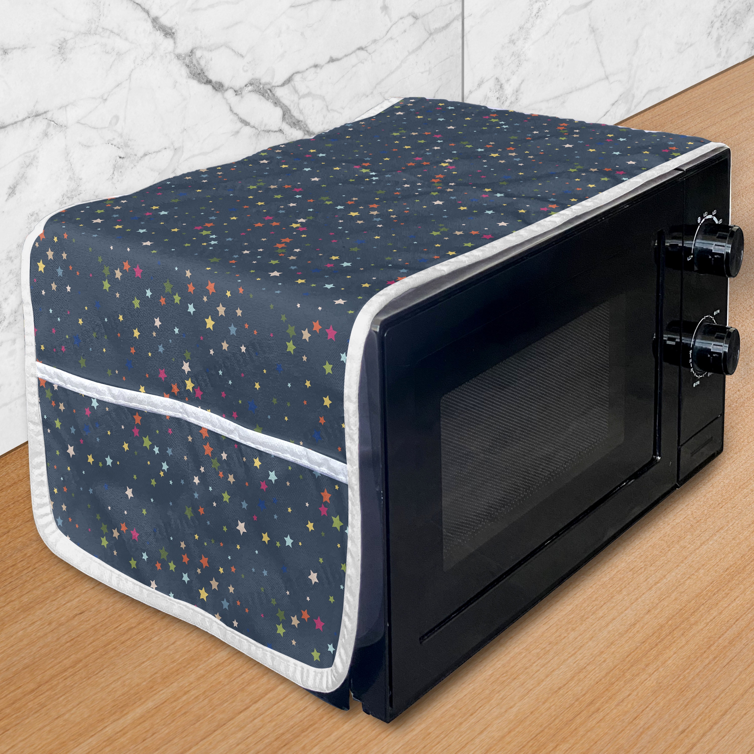 Stars Microwave Oven Cover, Night Sky Constellation Cosmos Theme Cosmic ...