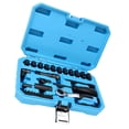 12 Point Teeth Socket Set Bidirectional Ratcheting Pass Through Design ...