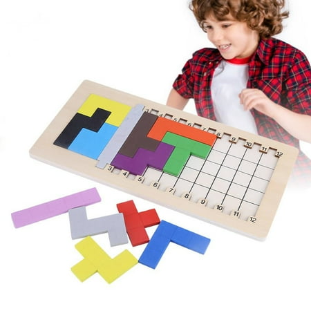 Greensen Wooden Durable Colorful Jigsaw Toy for Kid Child Learning ...