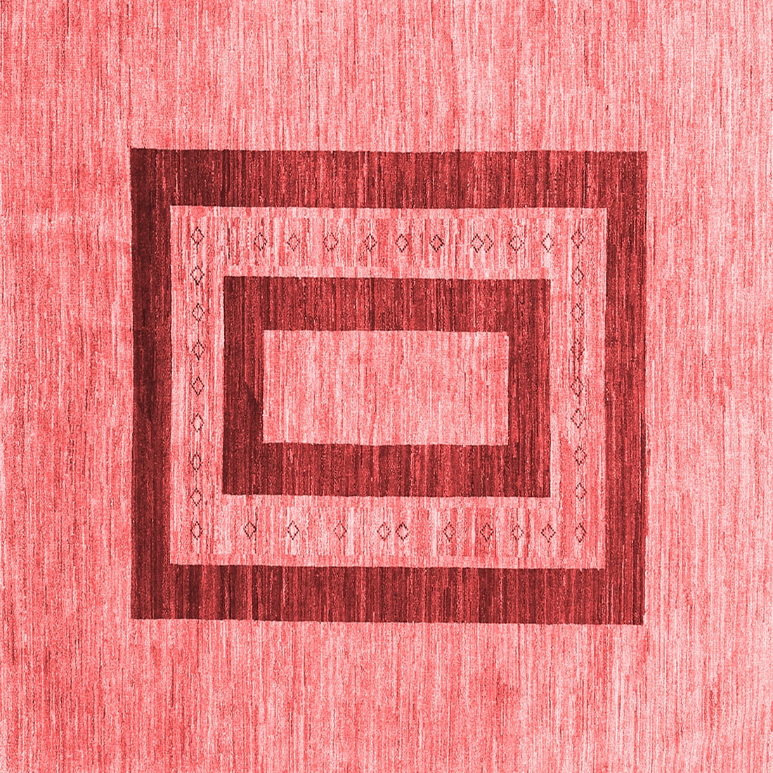 Ahgly Company Indoor Square Abstract Red Contemporary Area Rugs, 4 ...