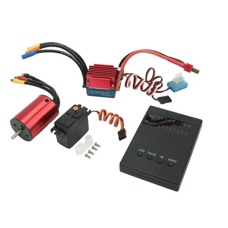 Brushless Motor ESC Kit, Waterproof Dustproof 4 Pole Programmable ...