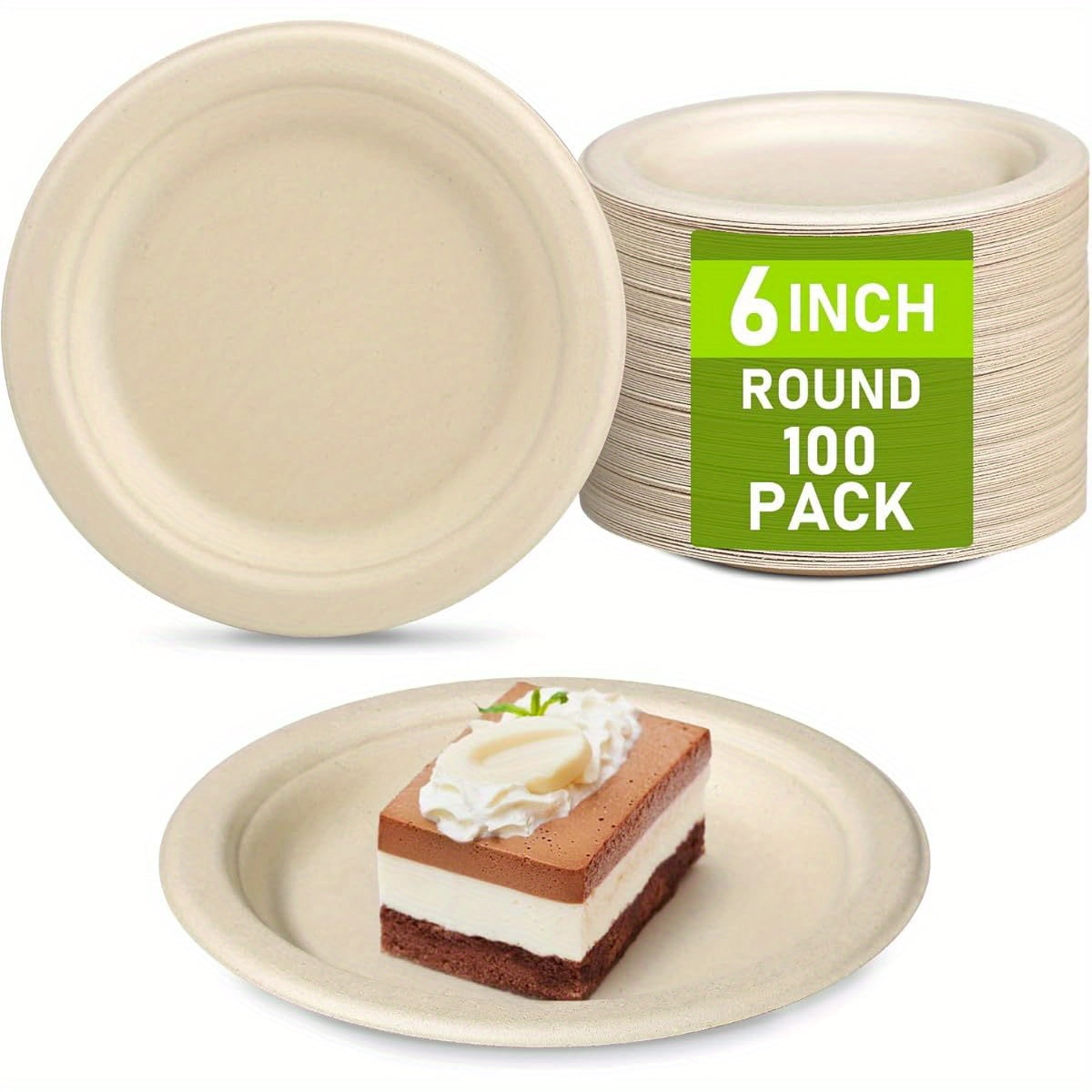 Click here for Hlonk Small Paper Plates 100 Pack Paper Plates 6 I... prices