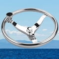 Applicable to H-Stainless Steel Boat Steering Wheel, 3-1/2 15.5 Inch ...