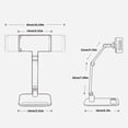 Space Saving Monitor Desk Holder Stand For Expandable Display Base ...