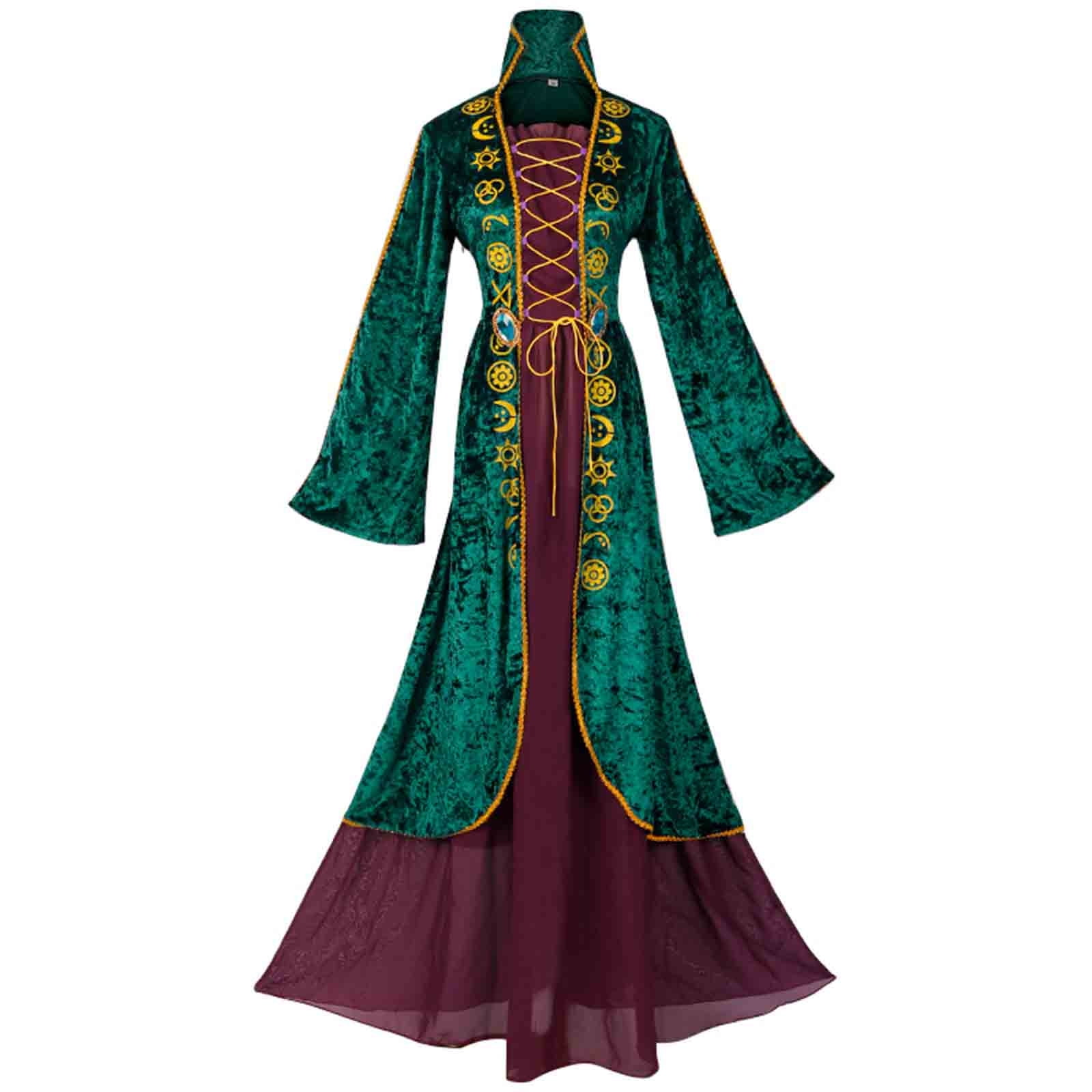 Olyvenn Renaissance Dress Medieval Costume Women Halloween Prom