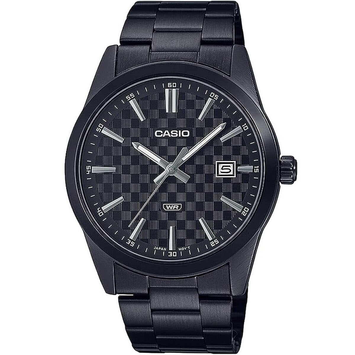 Click here for Casio Mtp-Vd03b-1a Mens Standard Black Ip Stanless... prices