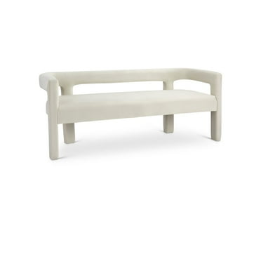 Meridian Furniture Waverly Cream Bench - Walmart.com