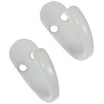 Mainstays, Double-Hook White Hoop Coat Hook, Mounting Hardware Included ...