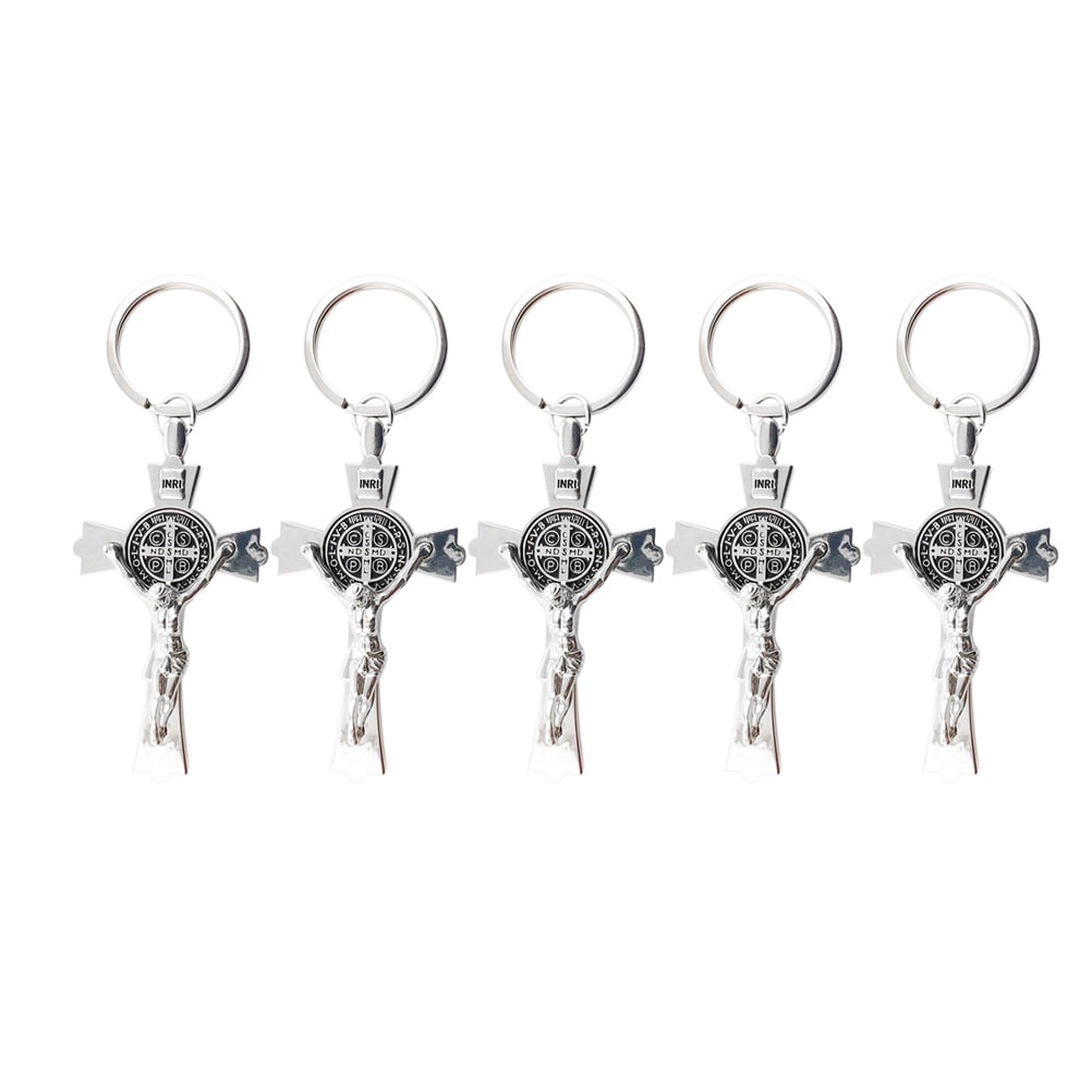 Click here for Shisuyan 5pcs Christian Cross Keychain Jesus Cross... prices