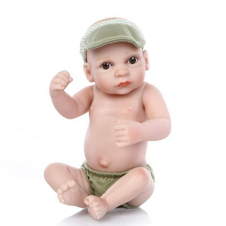 Lifelike Reborn Baby Doll 10Inch Realistic Newborn Baby Dolls Soft ...