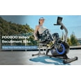 Pooboo Recumbent Exercise Bikes Sit Down Stationary Bicycle Magnetic Resistance Indoor Cycling ...
