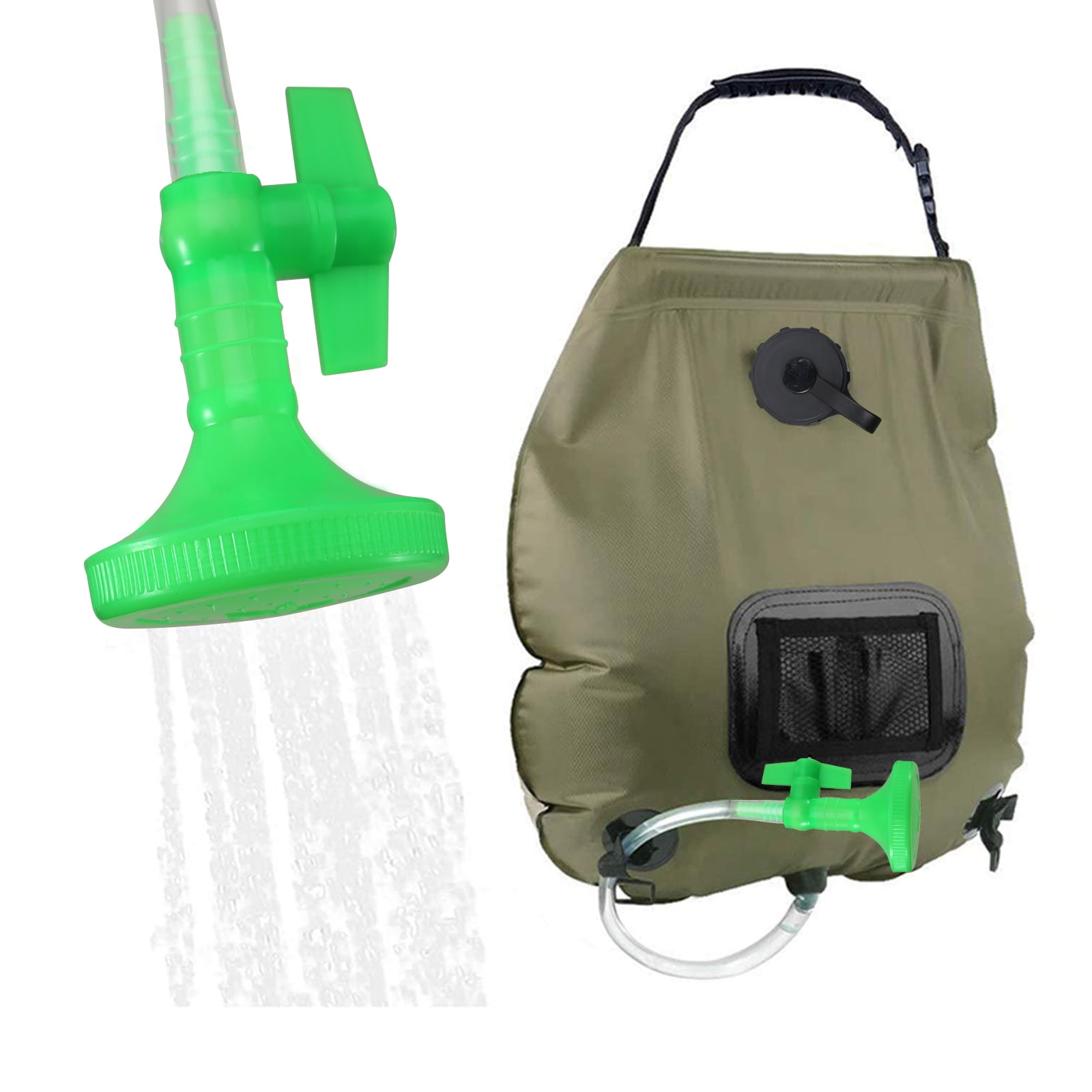 Solar Shower Bag, 5 Gallons Portable Solar Heating Camping Shower Bag ...