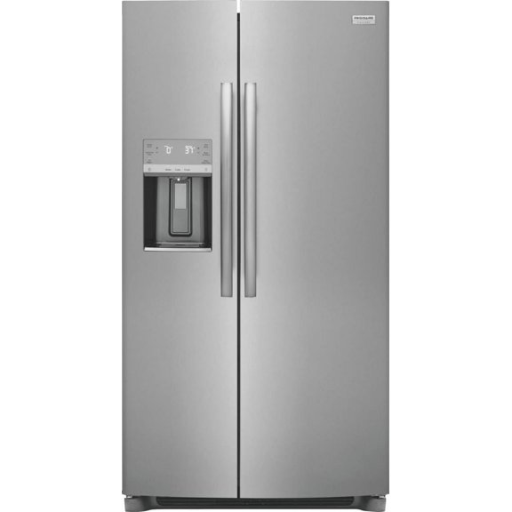 Frigidaire 22.3 cu.ft Full Size Side-by-Side Refrigerator, FRSS2323AS ...