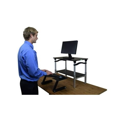 LIFT Standing Desk Converter. Tall adjustable height portable ...