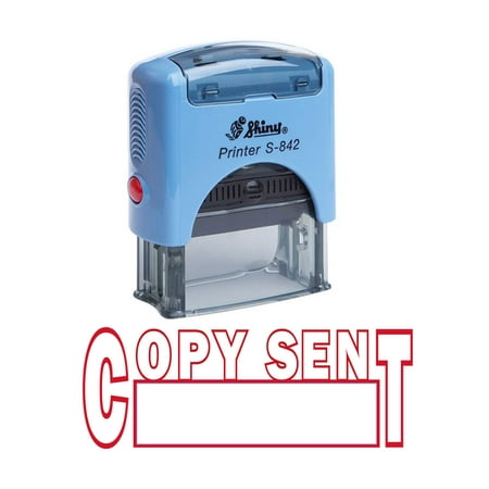 COPY SENT Self Inking Rubber Stamp Office Stationary Custom Shiny Stamp ...