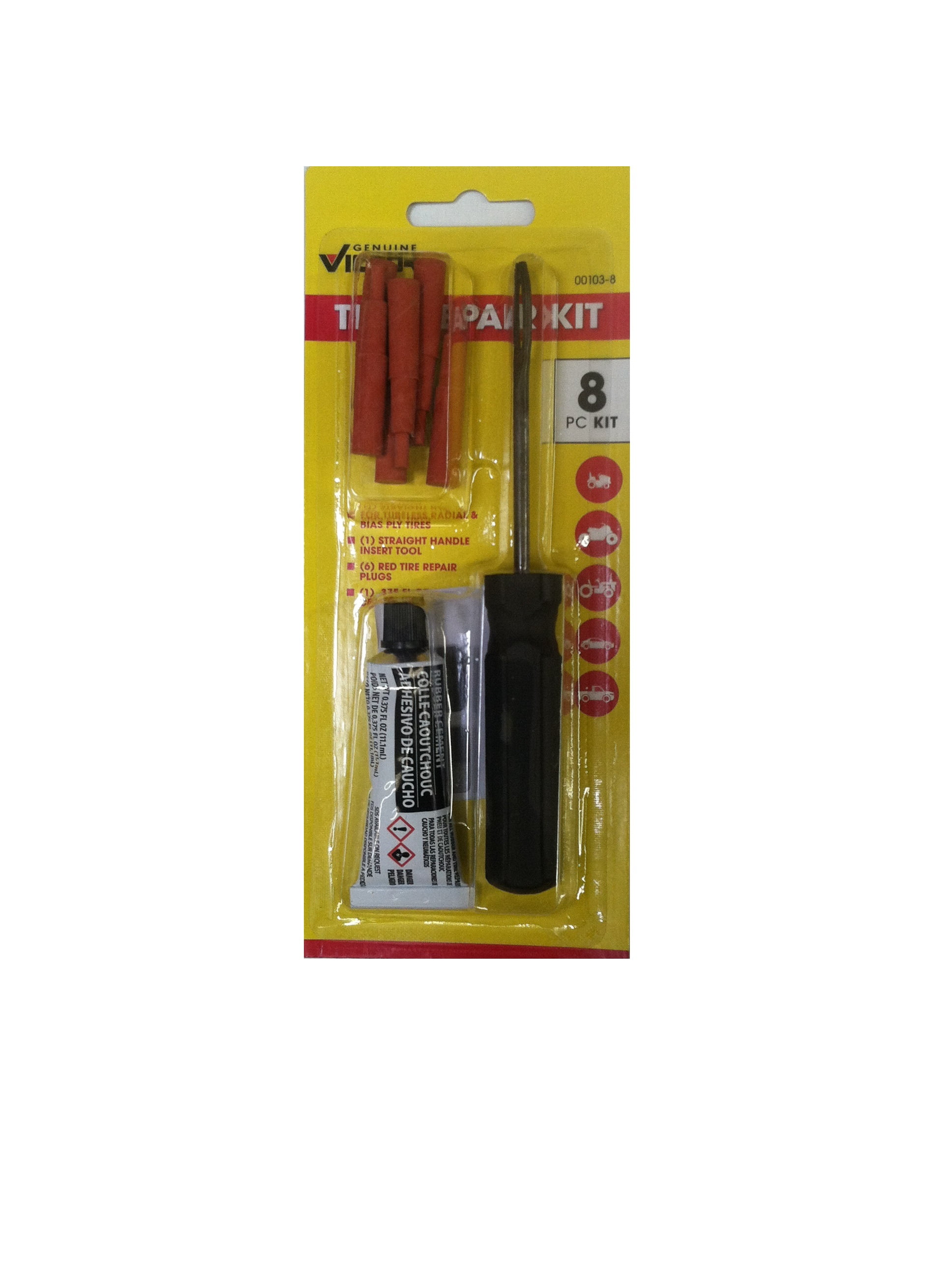 Tubless Tire Repair Kit - 1 count only - Walmart.com