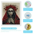 Diamond Art Kits for Adults, Gothic Skull With RosesDiamond Painting ...