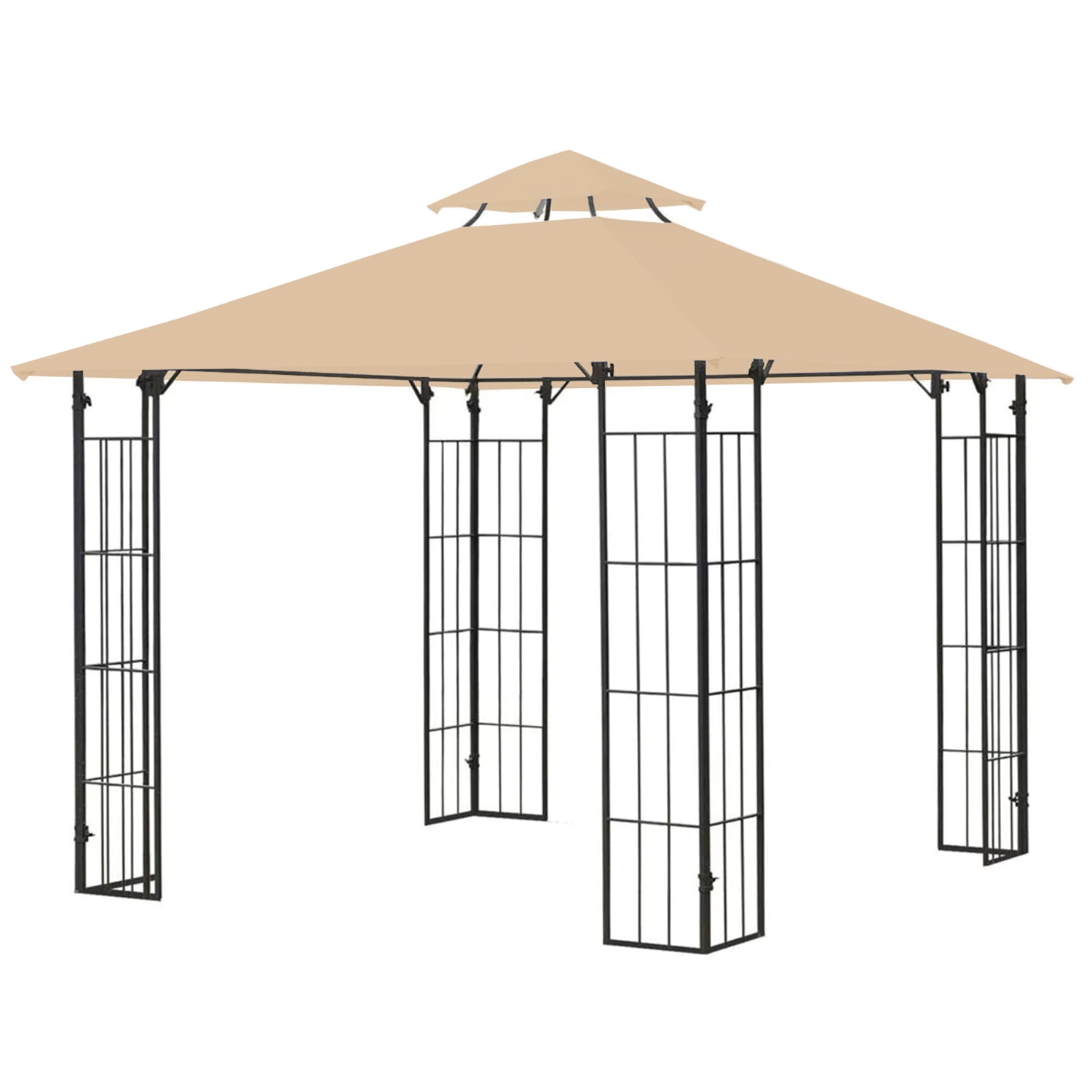 Garden Winds Replacement Canopy Top Cover for Grid Trellis Gazebo 84C ...