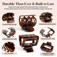 8 PCS Medium Hair Clips for Women Girls - 2 Styles Rectangle and Double ...