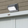 Honeywell Wall Pack 4500 Lumen LED Security Light, Gray Finish ...