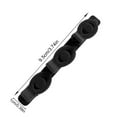 2 Pcs Double Layer Hair Clip Hairs Styling Clips Flocking Braided Hair ...