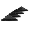 Universal Rear Bumper Lip Diffuser Kit Black Rear Bumper Spoiler Car ...