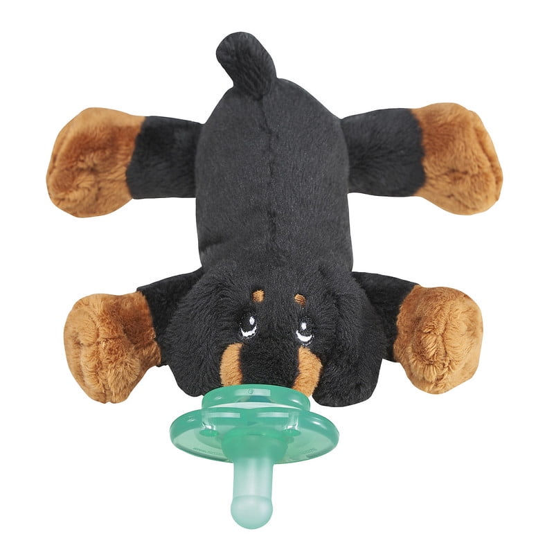 Nookums Paci-Plushies Buddies - Dog Pacifier Holder - Walmart.com