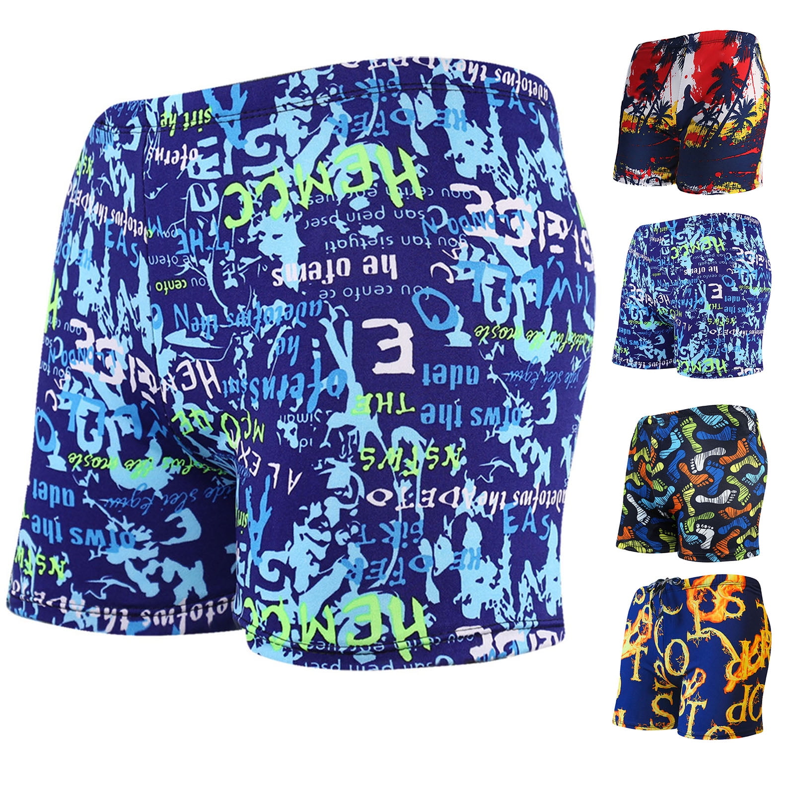 Trayknick Fashionable Swim Shorts with Slim Fit, Plus Size, Quick-Dry ...