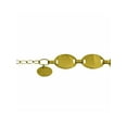Gold Smooth Round Disc Chain Link Belt - Walmart.com