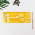 Professional Architectural Template Ruler Drawing Stencil Measuring ...
