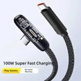 100W USB C Charging Cable Smartphone Laptop Charging Cord With ...