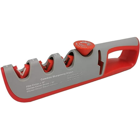 Knife Sharpener 3-stage Adjustable 14-24 Degree Knife + Scissor ...