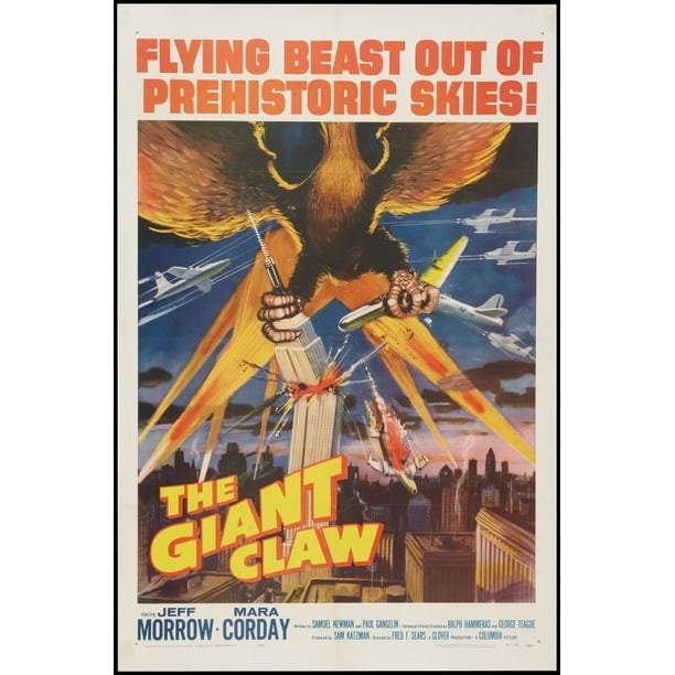 The Giant Claw Poster 1957 Movie Poster Masterprint (11 x 17) - Walmart ...