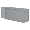 Queen Gray Murphy Bed with Rotable Desk, Easy Assembly - Walmart.com