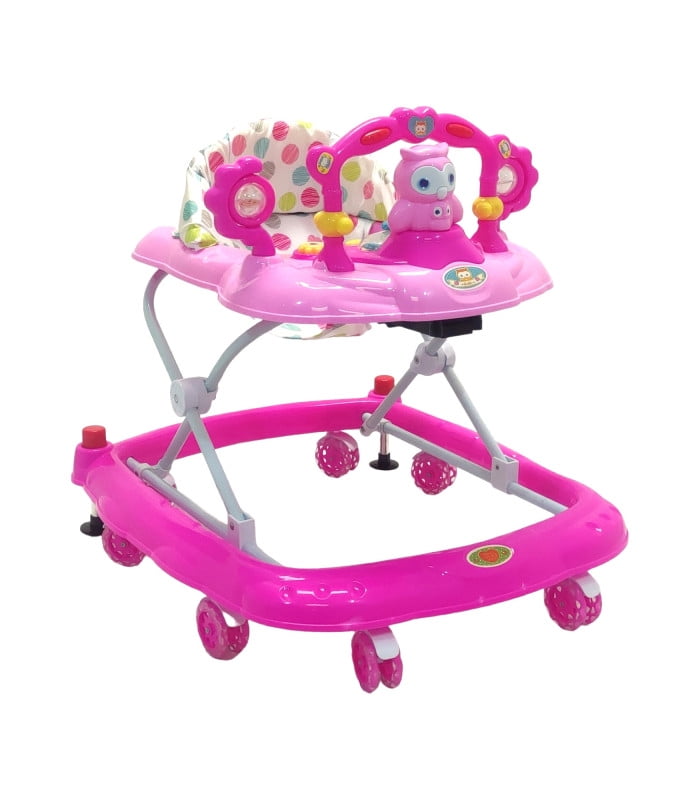 Andadera para Bebés The Baby Shop con llantas de gel y juguetero Rosa ...