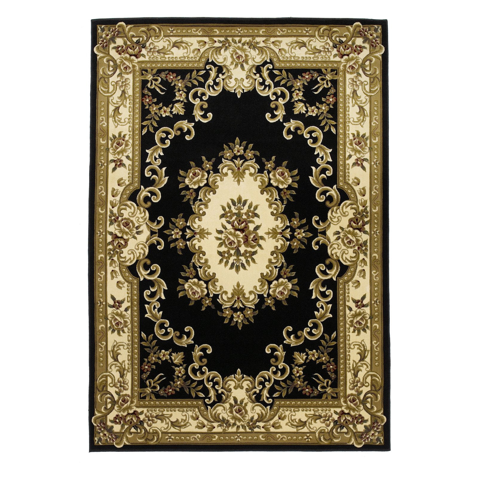 KAS Corinthian 7'7" x 10'10" Rug in Black - Walmart.com