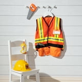 Melissa & Doug Construction Worker Role Play Costume Dress-Up Set (6 ...