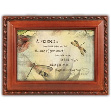 Cottage Garden Woodgrain Musical Jewellery Box - Friendship Life's Gift ...