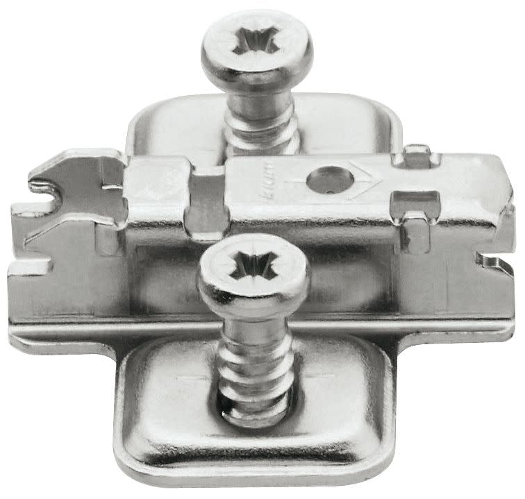 Blum 173L8130 Clip Top One Piece Expando Mounting Plate - Nickel ...