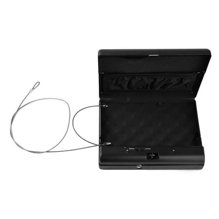 OS500C Pistol Box Digital Password & Key Lock Safety Box Valuables Case ...