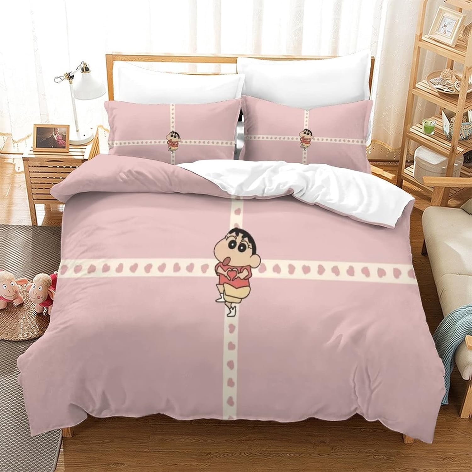 Crayon Shin-chan 3D Print Duvet Cover Microfiber Quilt Cover with ...