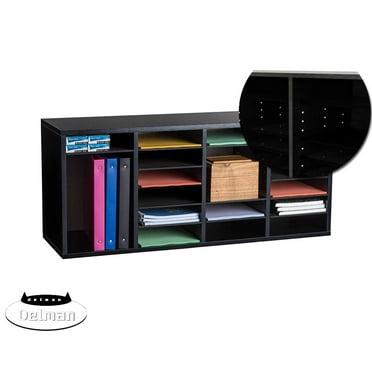 AdirOffice Classroom Mailbox - 11 Compartment Wooden Mail Organizer ...