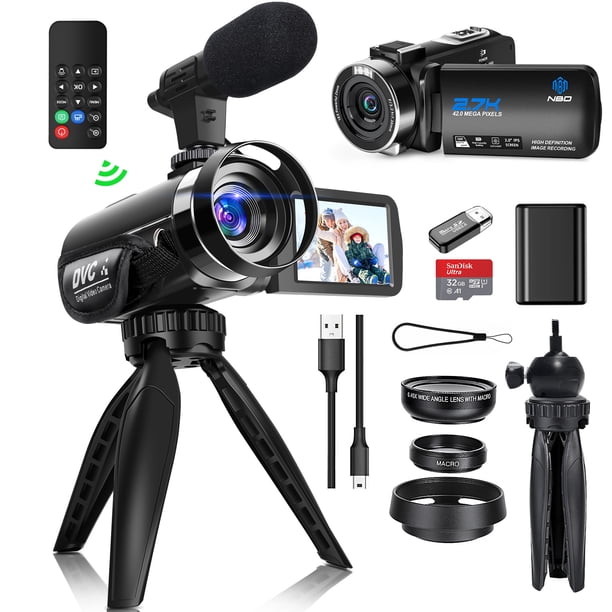 NBD Video Camera Camcorder 2.7K YouTube Vlogging Camera 3.0" IPS 42MP ...