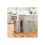 simplehuman Smart Trash Can 58L/15.3G, Rectangular, Sensor with Voice ...
