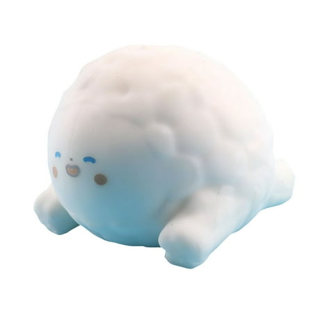 Squishy Toys TPR Cute Lamb Flour Vent Ball Animal Pinch Music Student ...