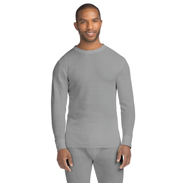 Hanes Big Men's X-Temp Thermal Waffle Crew with FreshIQ - Walmart.com